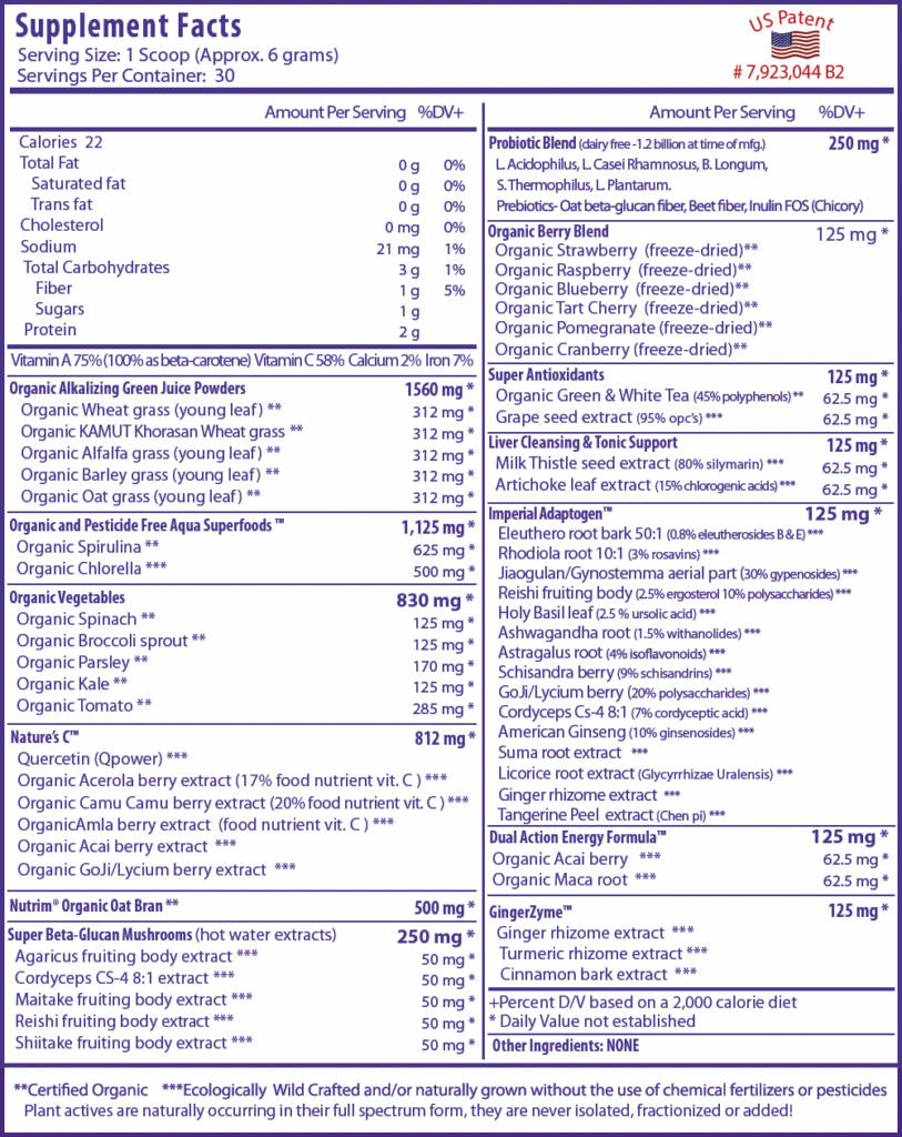 ORAC Energy® Greens - Paradise Herbs