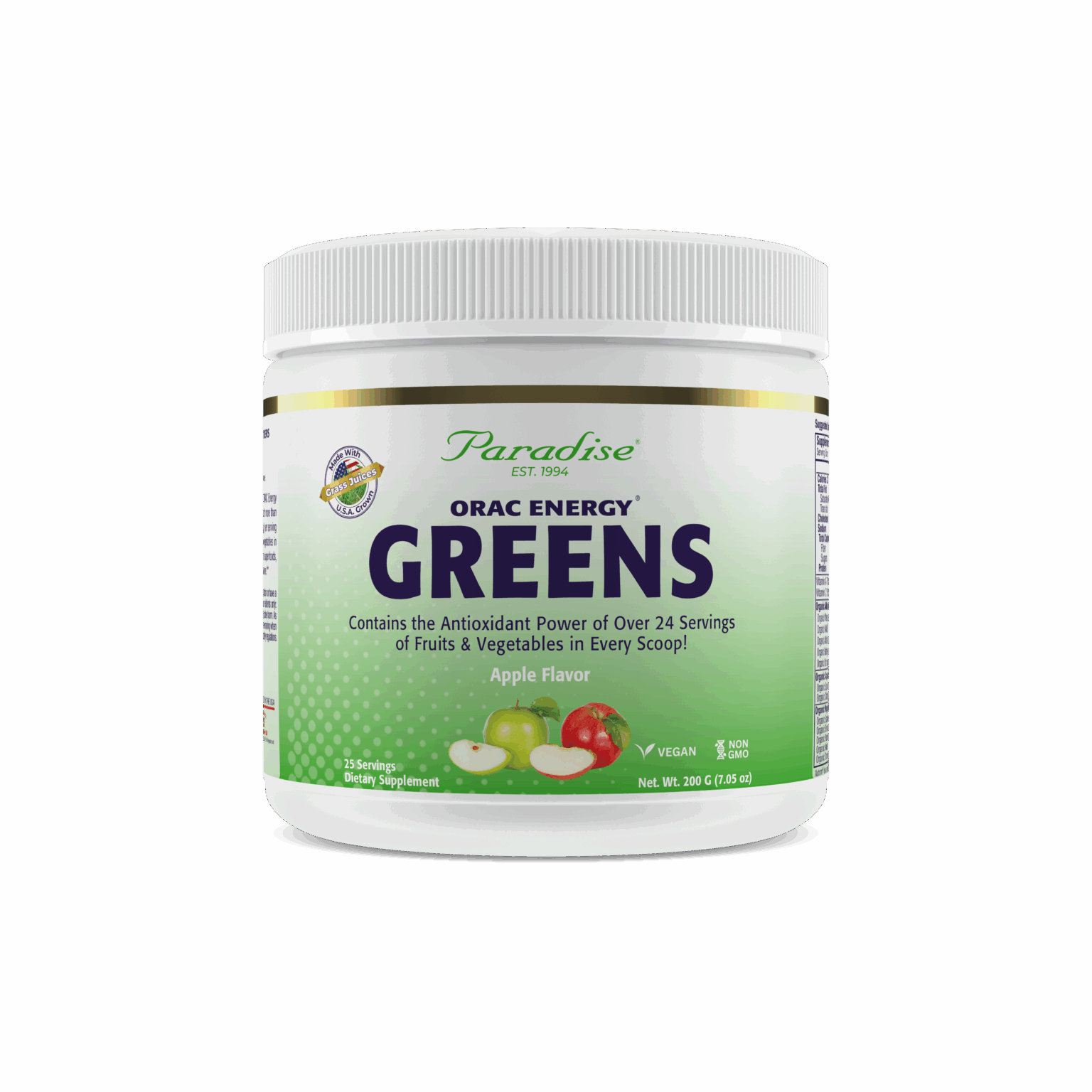 ORAC Energy Greens Powder for Energy | Paradise Herbs